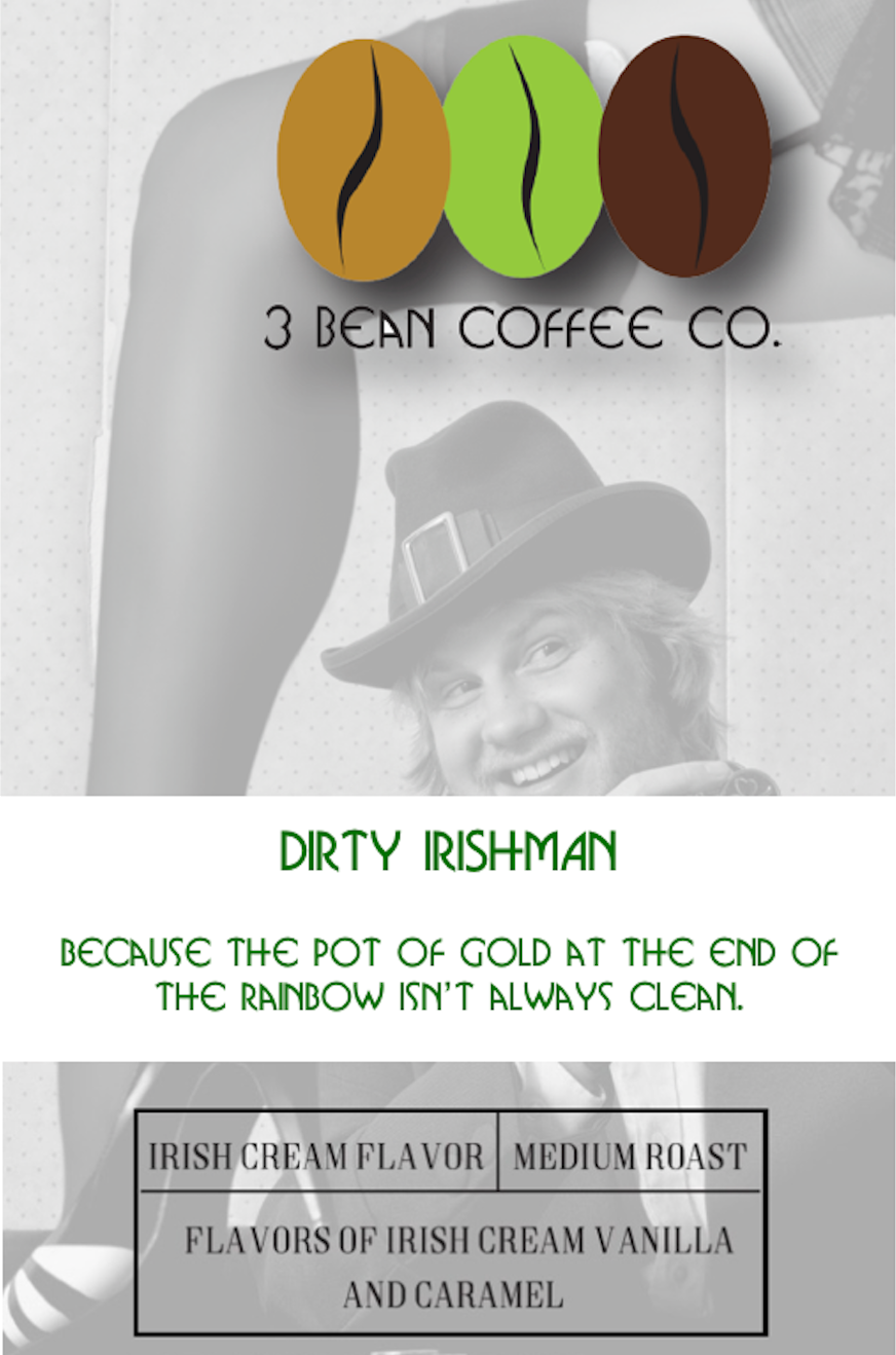 Wholesale Dirty Irishman | 3 Bean Coffee Co.